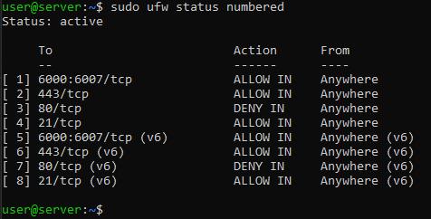 نصب و راه اندازی فایروال UFW در سرور اوبونتو 20.04 • اقیانوس وب